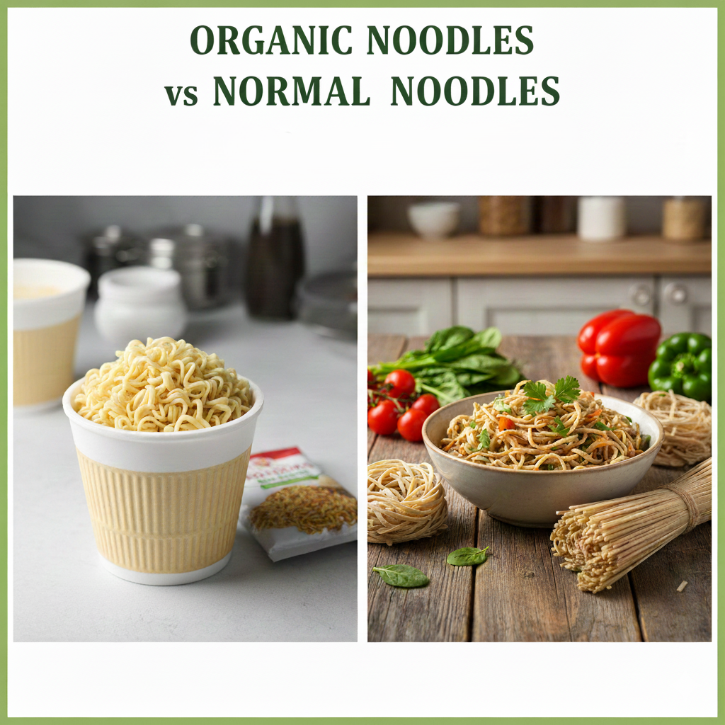 Organic Noodles vs Normal Noodles | Benefits, Nutrition & Why Choose ...