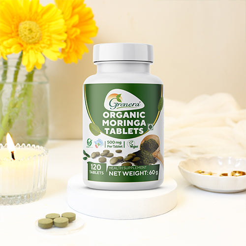 Moringa Tablets, Made with Organic Moringa Leaf Powder – greneraindia