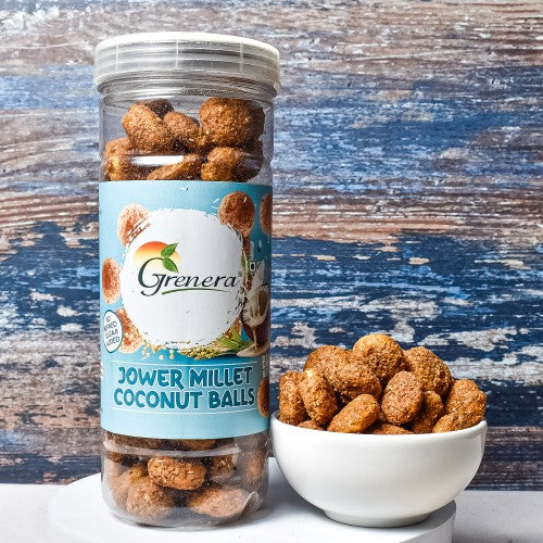 Jower Millet Coconut Balls – greneraindia