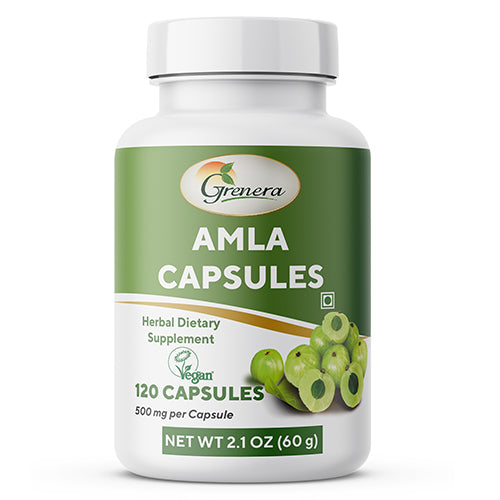 Amla Capsules, Amalaki Capsules, Indian Gooseberry Capsules – greneraindia