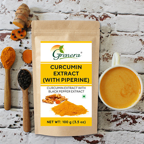 Curcumin Extract 95%, Turmeric Extract Powder with Black Pepper ...
