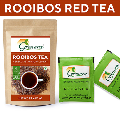 South Aftrican Rooibos Tea Bag, Red Tea for Healthy Living – greneraindia